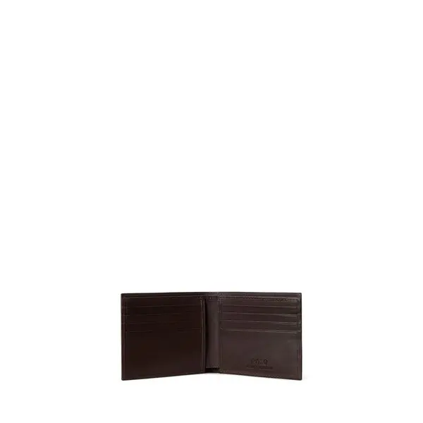 Ralph Lauren Polo Bear Leather Billfold Wallet