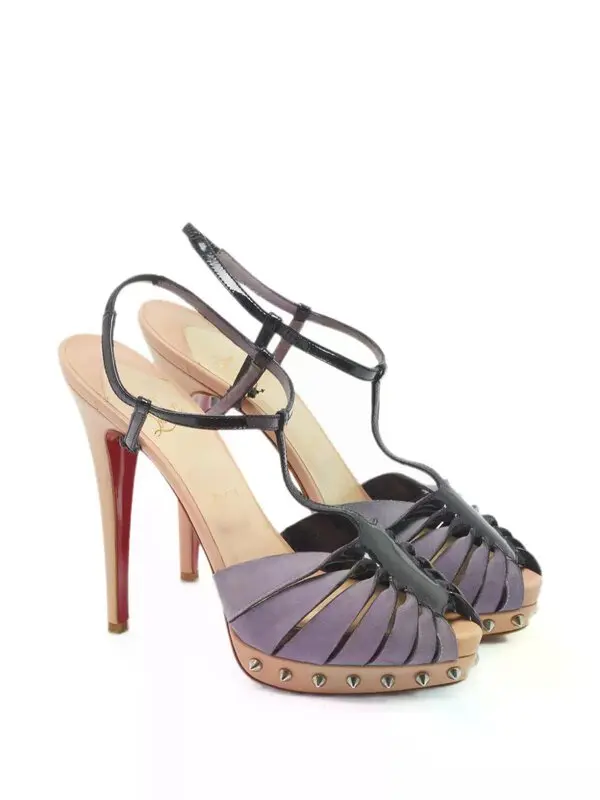 CHRISTIAN LOUBOUTIN Zigounette Leather Heeled Sandals