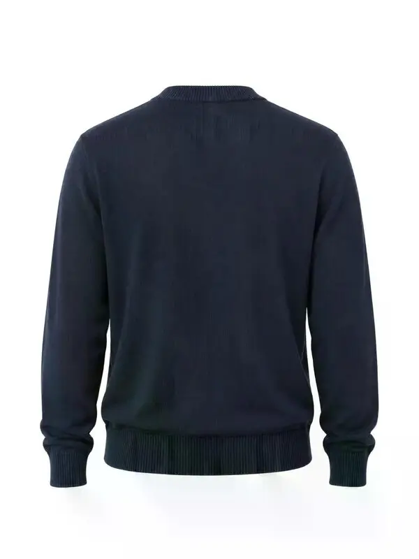 DIESEL® Logo Patch Crewneck Sweatshirt