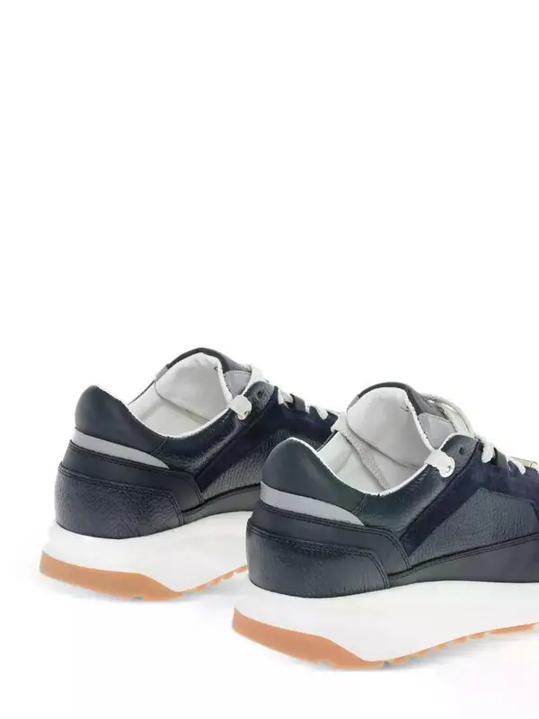 MOORER Suede-insert Lace-up Sneakers