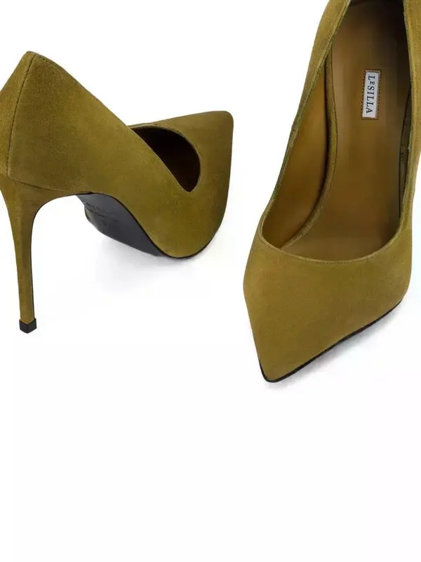LE SILLA Eva Pointed-toe Pumps - Green