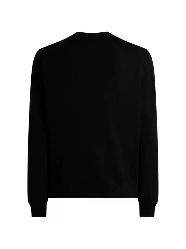 Etro Wool And Cashmere-blend Jacquard Sweater With Giraffe Motif