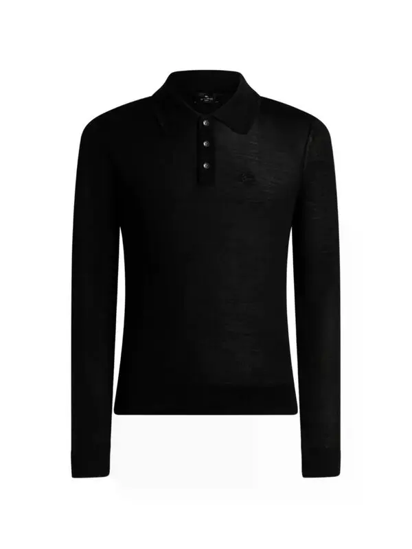 Etro Polo-style Wool And Silk Sweater