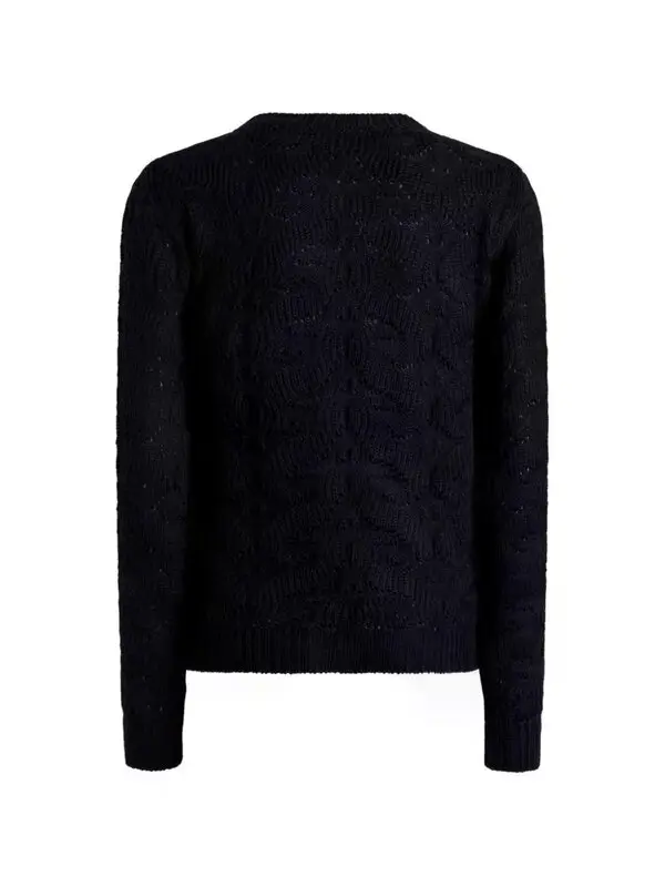Etro Wool-blend Sweater With Paisley Detailing