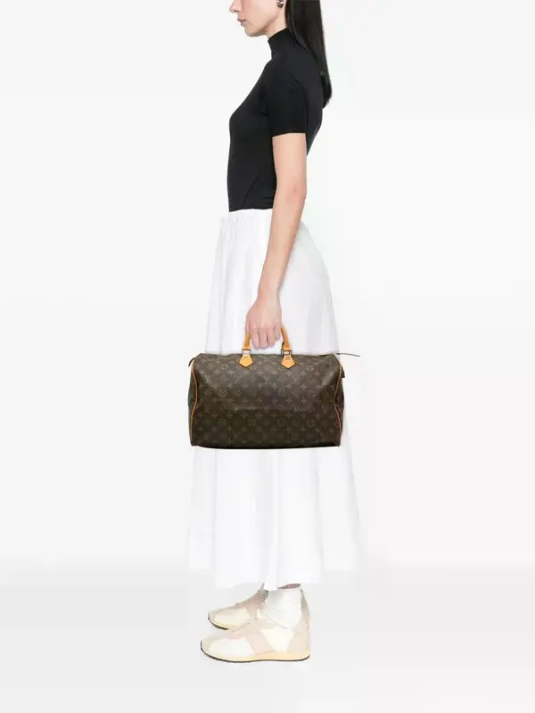 LOUIS VUITTON 1885 Monogram Speedy 40 Boston Bag - Brown