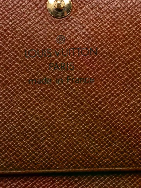 LOUIS VUITTON 2002 Monogram Porte Monnaie Tresor Wallet Small Wallets