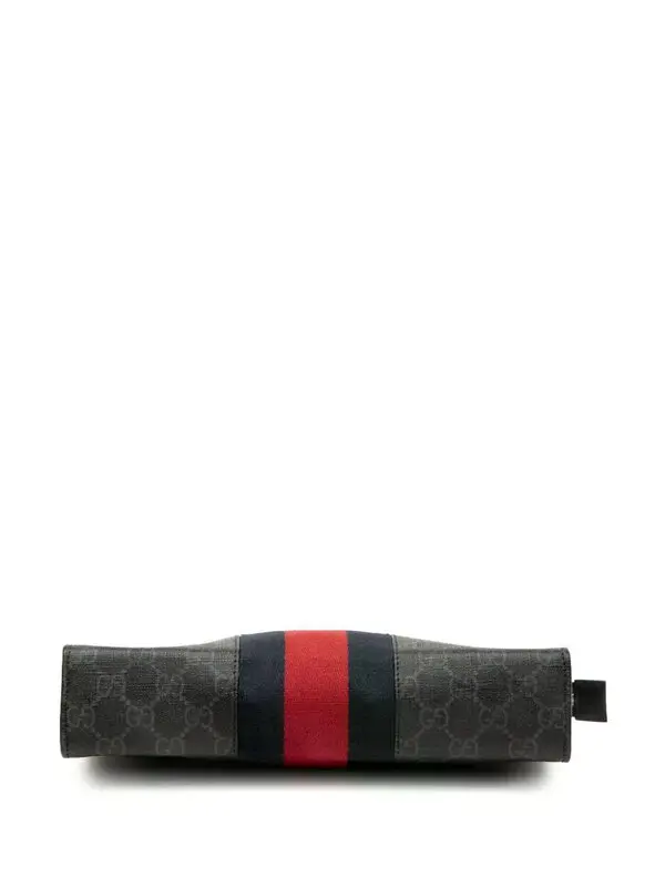 Gucci Gg Supreme Web Clutch Bag