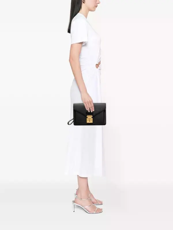 LOUIS VUITTON 2003 Epi Pochette Sellier Dragonne Clutch Bag