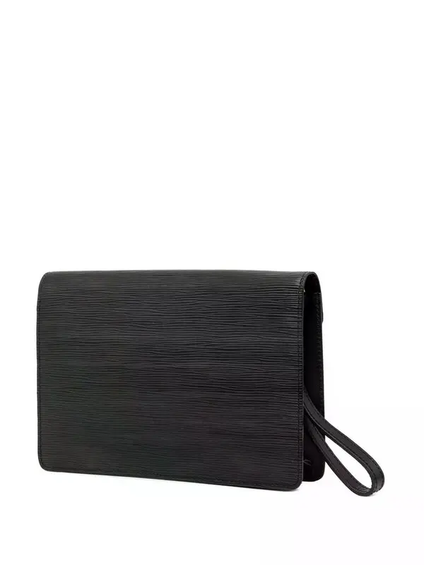 LOUIS VUITTON 2003 Epi Pochette Sellier Dragonne Clutch Bag