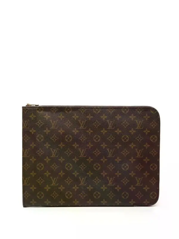 LOUIS VUITTON 1992 Monogram Poche Documents Portfolio