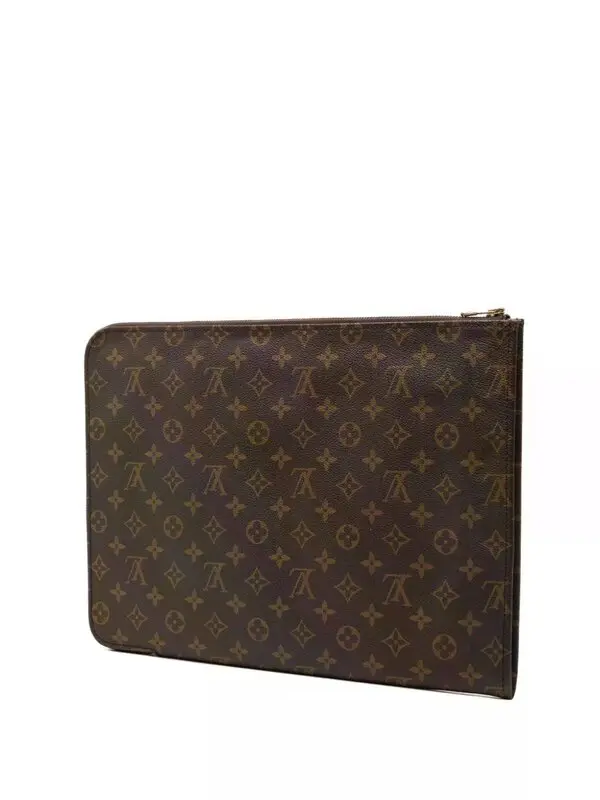 LOUIS VUITTON 1992 Monogram Poche Documents Portfolio