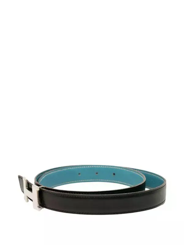 Hermès Constance H Reversible Belt - Blue