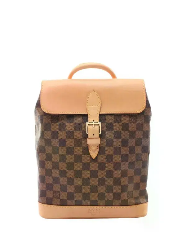 LOUIS VUITTON 1996 Damier Ebene Arlequin Soho Backpack