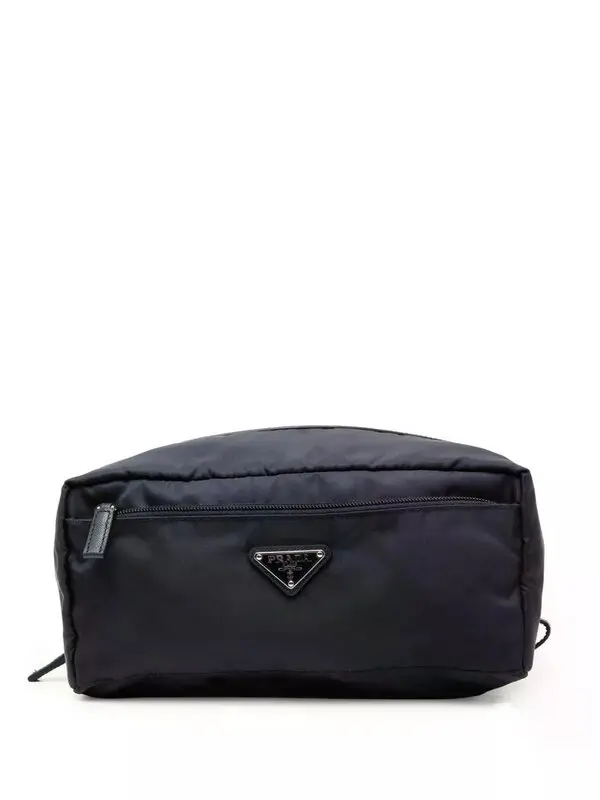 Prada 2013-2026 Tessuto Pouch - Blue