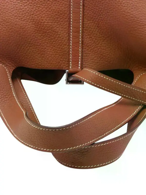 Hermès Clemence Picotin Lock 22 Handbag - Brown
