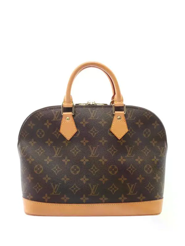 LOUIS VUITTON Monogram Alma Pm Handbag - Brown