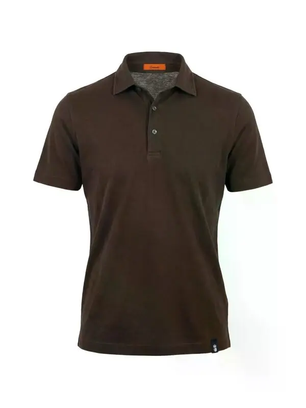 DRUMOHR Button-fastening Side-slit Polo Shirt