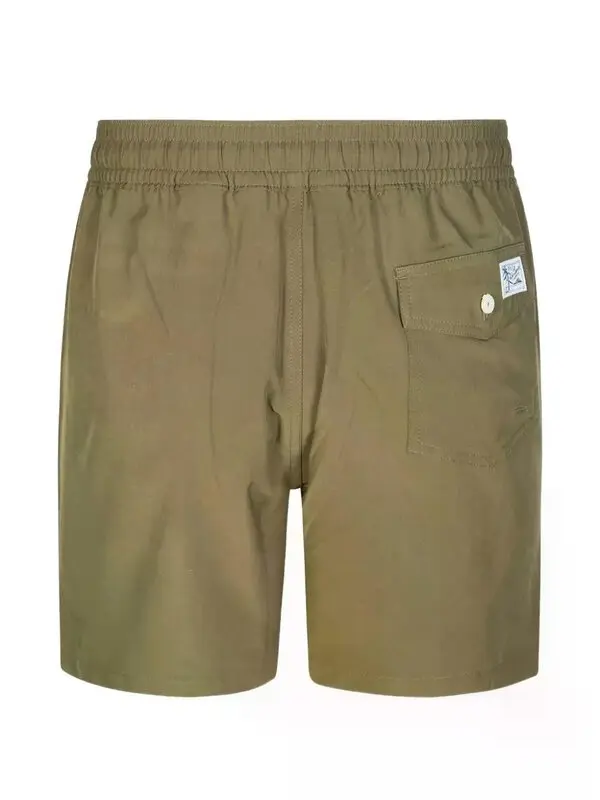 Polo Ralph Lauren Traveller Logo-patch Swim Shorts - Green