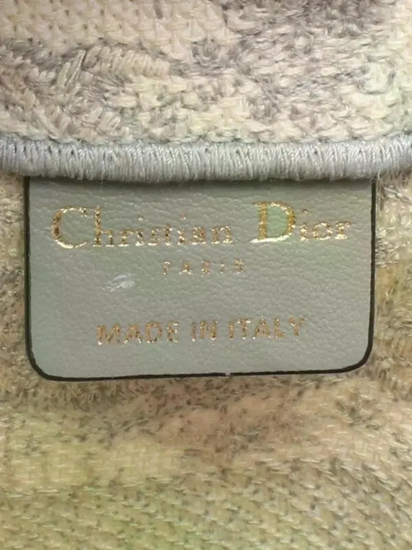 Dior Medium Toile De Jouy Reverse Embroidered Canvas Book Tote Bag - Grey