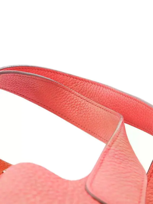 Hermès Clemence Picotin Lock 22 Handbag - Pink