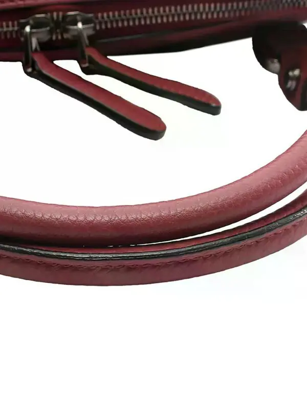 Gucci Gg Charm Dome Satchel - Red