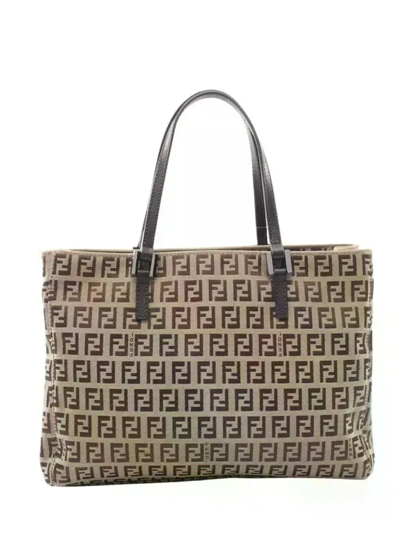 Fendi Zucchino Canvas Tote Bag