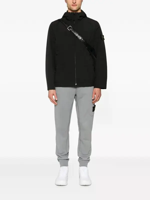 Stone Island Logo Patch Hooded Jacket