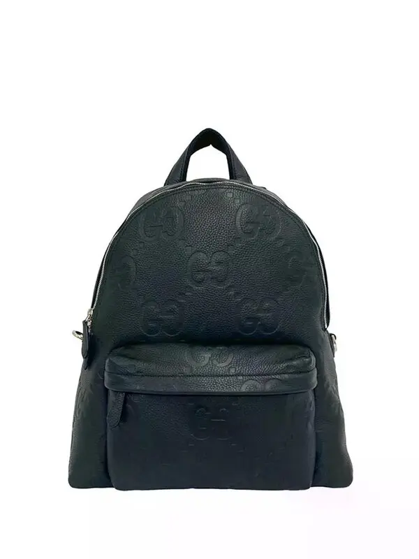 Gucci Jumbo Gg Embossed Leather Backpack