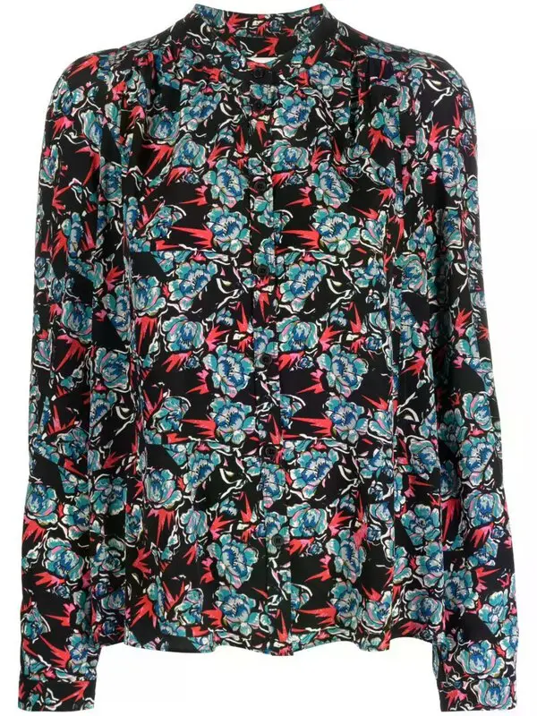 Zadig&Voltaire Tchin" Printed Silk Blouse