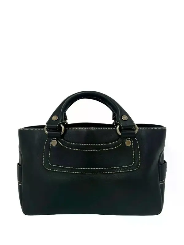 Celine Leather Boogie Handbag - Black