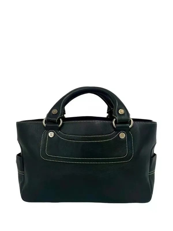 Celine Leather Boogie Handbag - Black