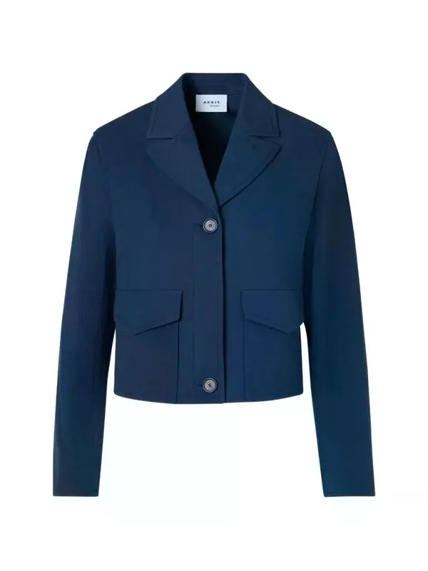 Akris Dark Notched Lapel Jacket