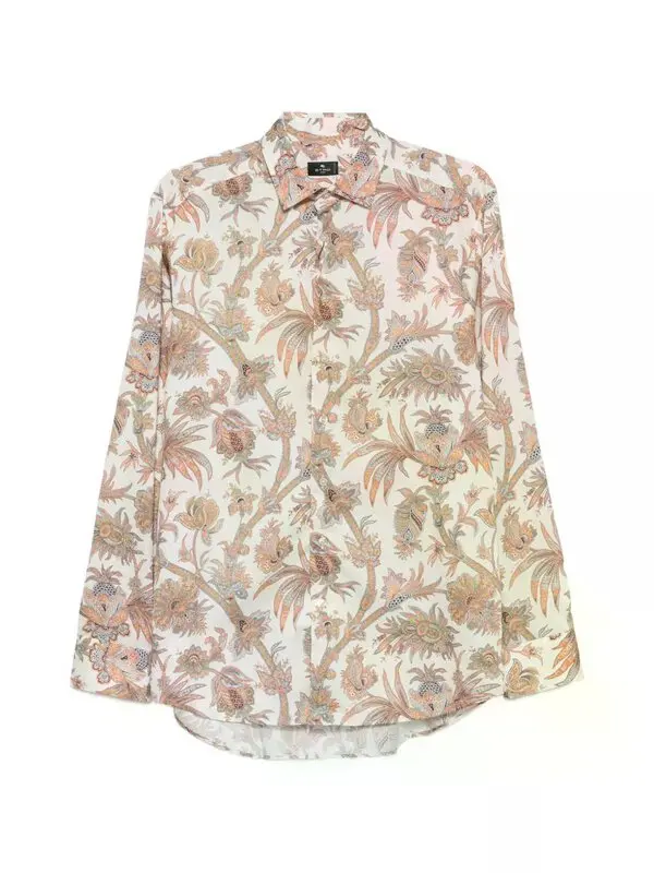 Etro Paisley-print Long-sleeve Shirt