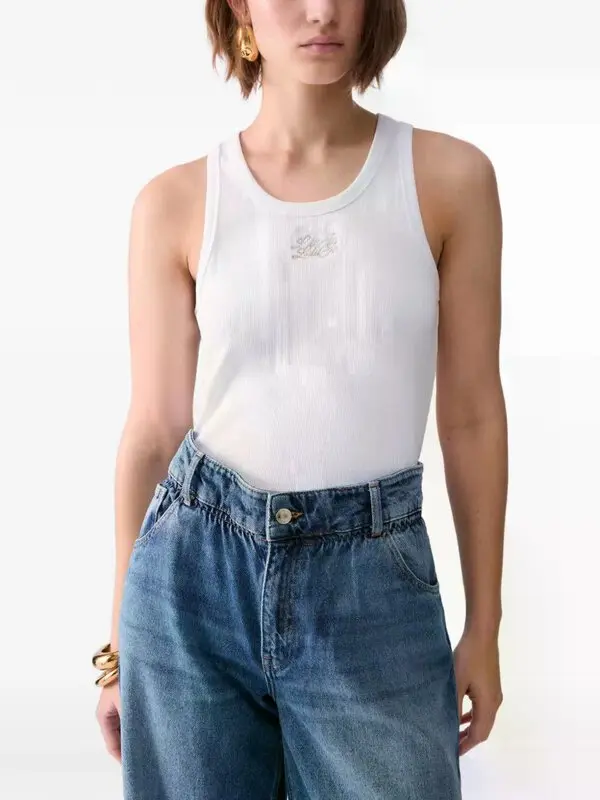 Liu Jo Sleeveless Logo Top
