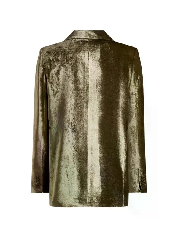 Etro Velvet Jacket With Pegaso Logo Buttons