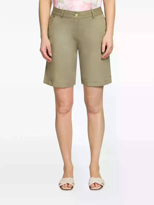 BETTY BARCLAY Tailored Shorts With Button And Zip Fly