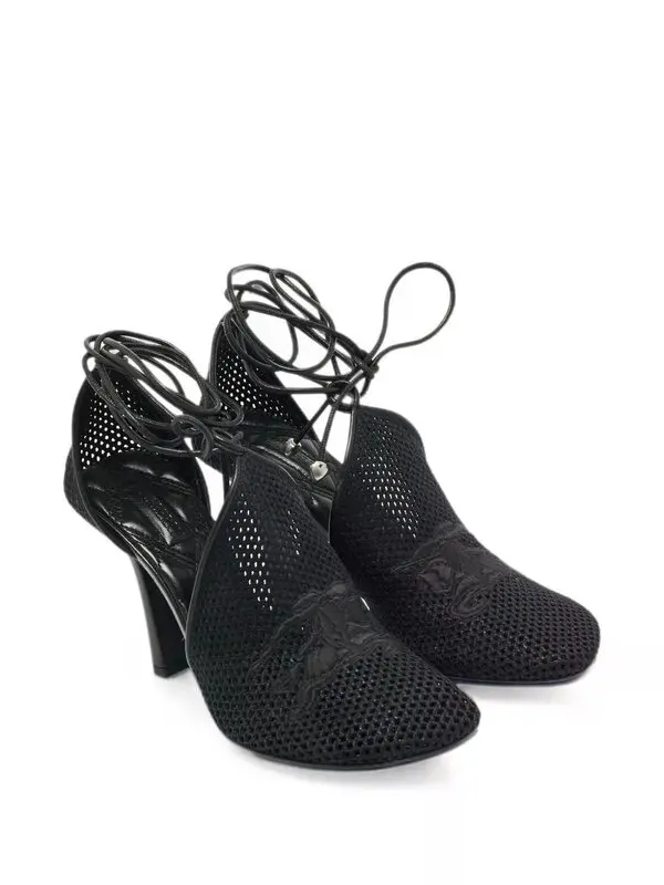 Burberry Pointed Toe Lace-up Stiletto Heel Pumps
