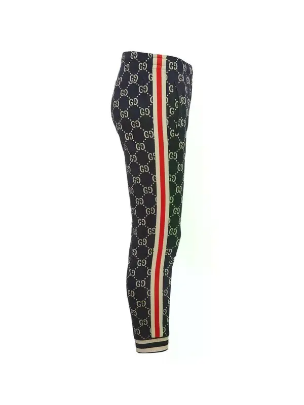Gucci Monogram-pattern Side-stripe Track Pants