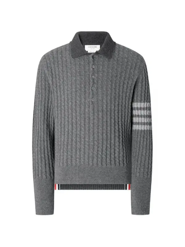 Thom Browne 4-bar Polo Shirt