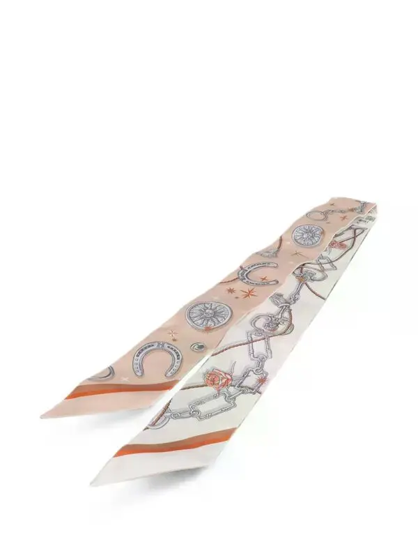 Hermès Twilly Graphic-print Scarf