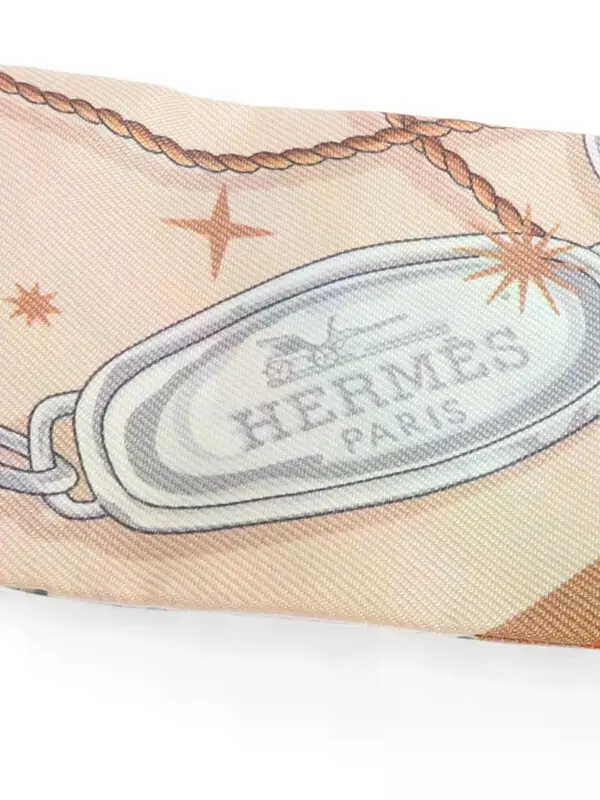 Hermès Twilly Graphic-print Scarf