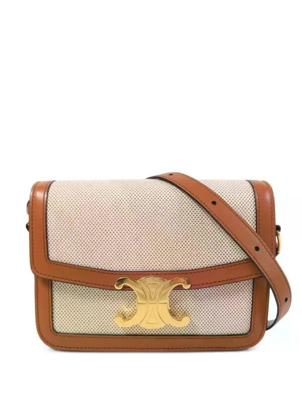 Celine Triomphe Shoulder Bag - Brown