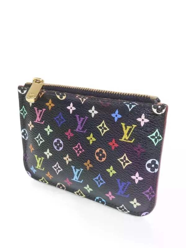 LOUIS VUITTON Monogram Multicolore Card Case - Black