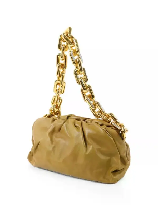 Bottega Veneta The Chain Pouch Leather Shoulder Bag - Brown