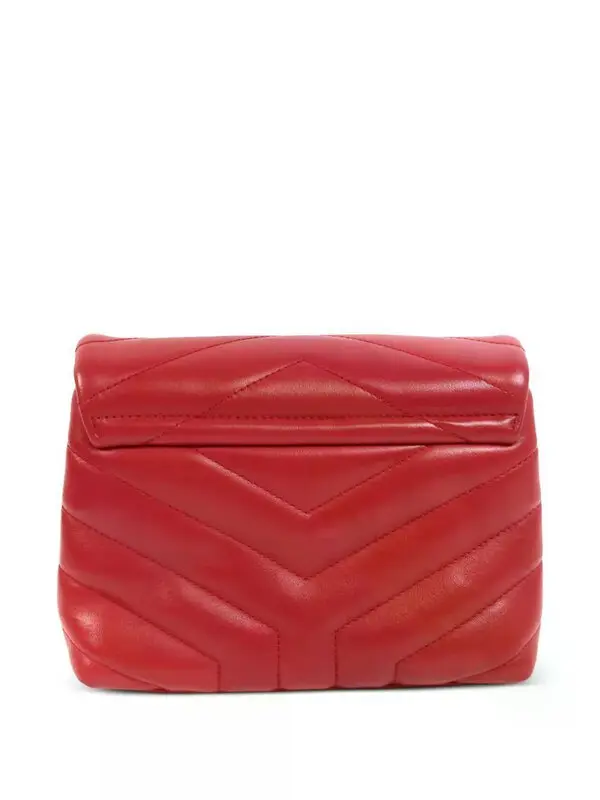 Saint Laurent Loulou Shoulder Bag - Red