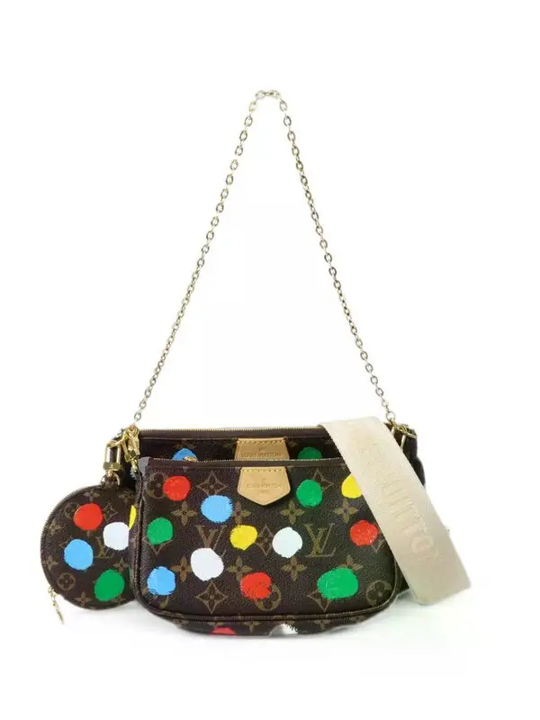 LOUIS VUITTON Yayoi Kusama Multi Pochette Accessoires Shoulder Bag