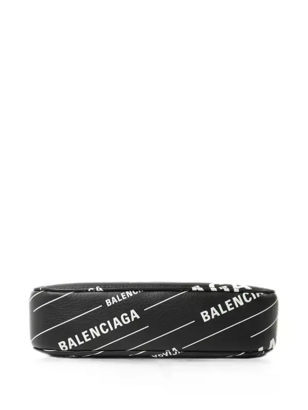 Balenciaga Logo-print Leather Shoulder Bag