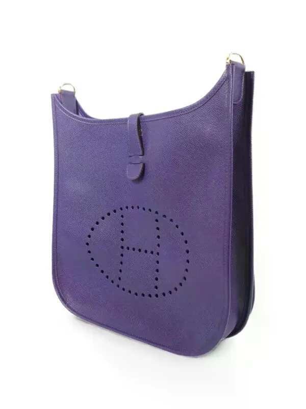 Hermès Evelyne Pm Calfskin Shoulder Bag - Purple