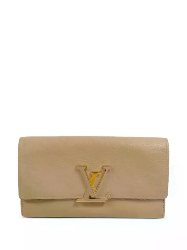 LOUIS VUITTON Capucines Long Wallet - Neutrals