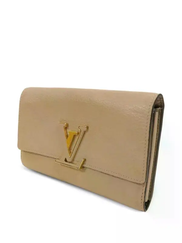 LOUIS VUITTON Capucines Long Wallet - Neutrals